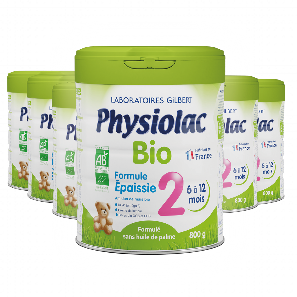 Achat de lait infantile bio en ligne. Livraison offerte dès 59€ | Physiolac